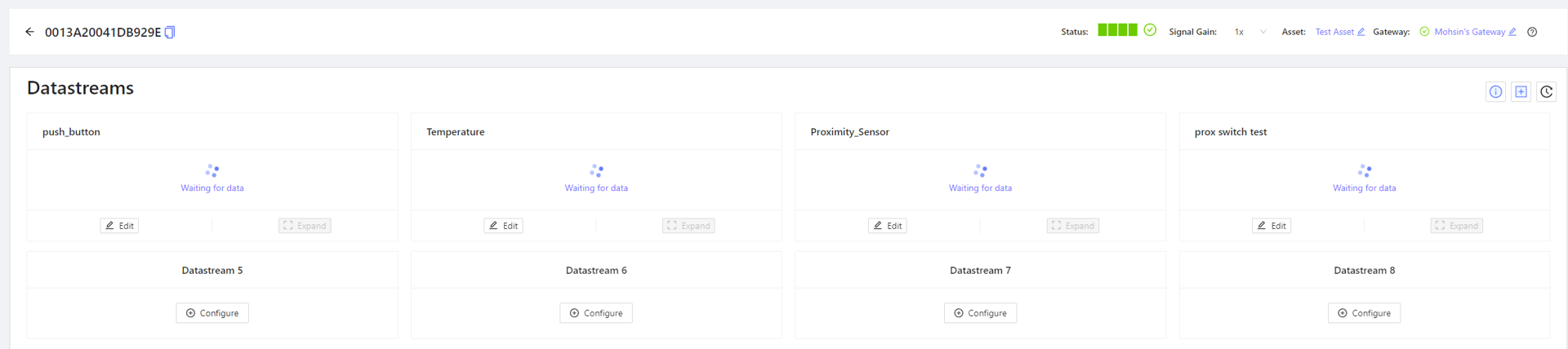Machine Connect - Settings – L2L