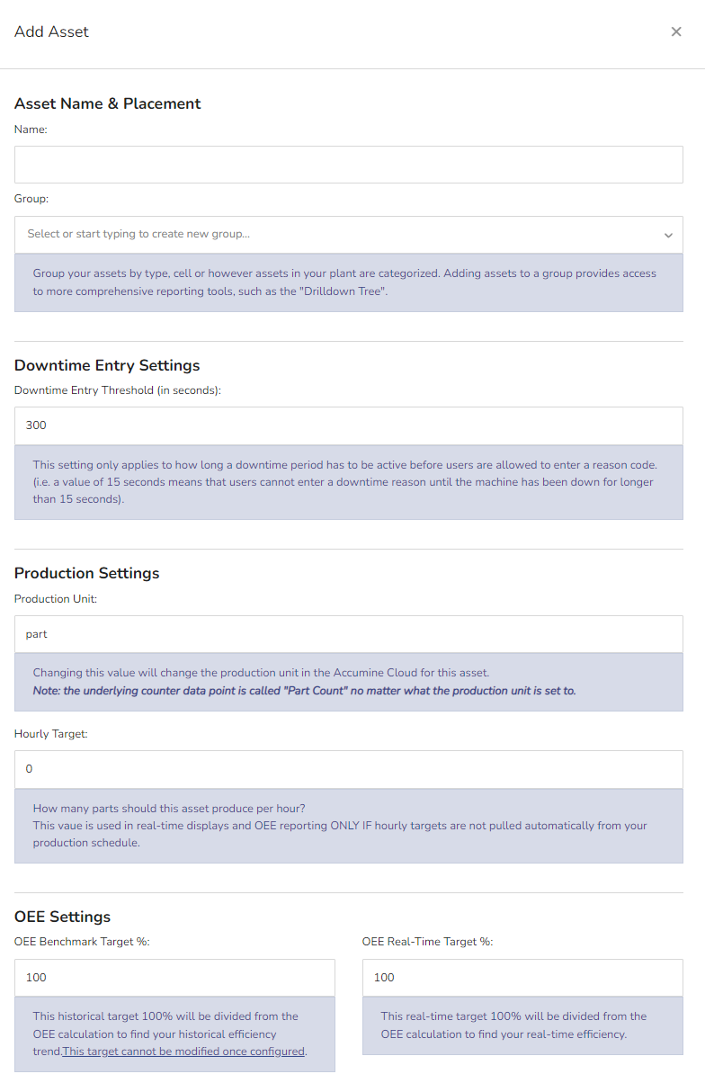 Machine Connect - Settings – L2L