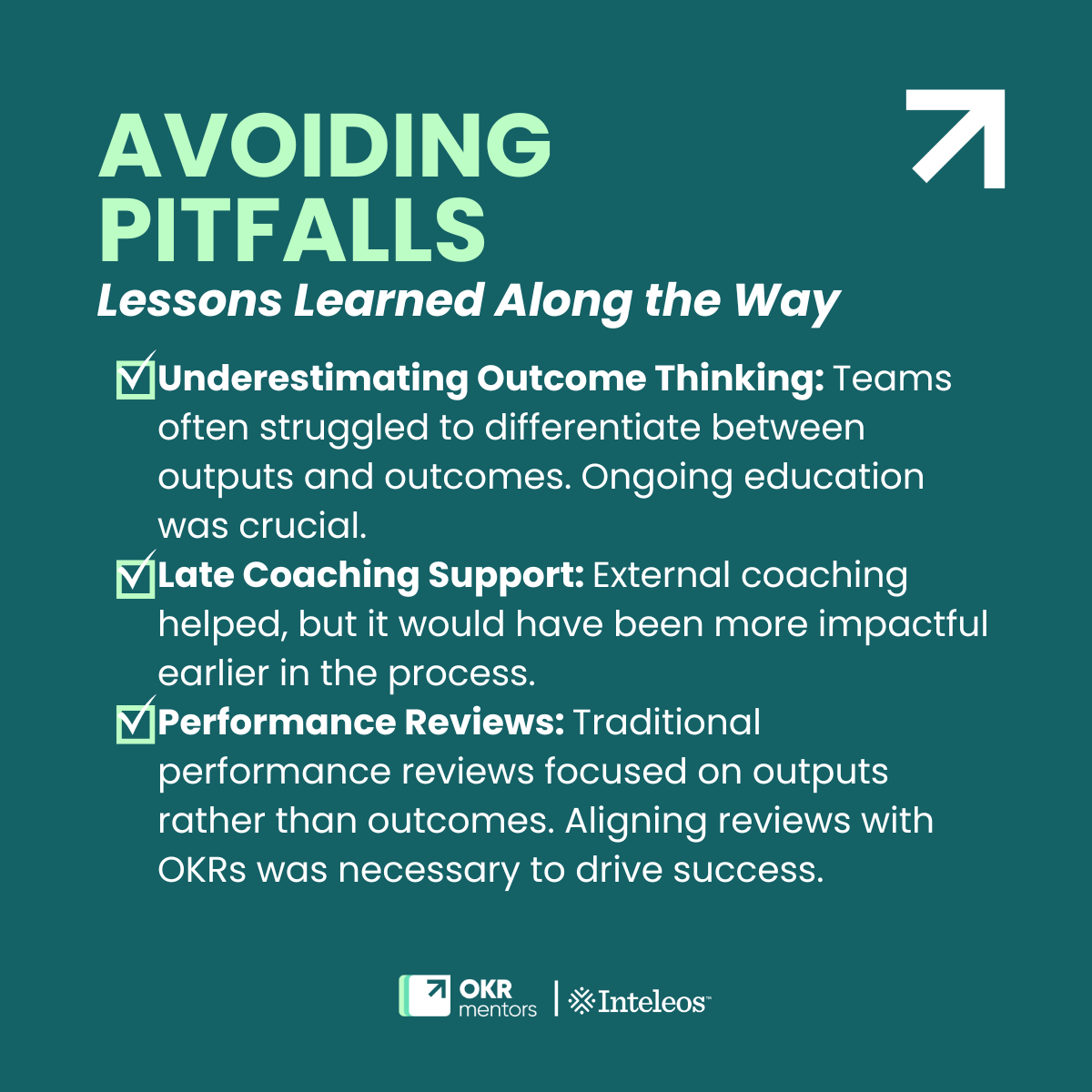 Inteleos OKRs Case Study | Outcome-Driven Results